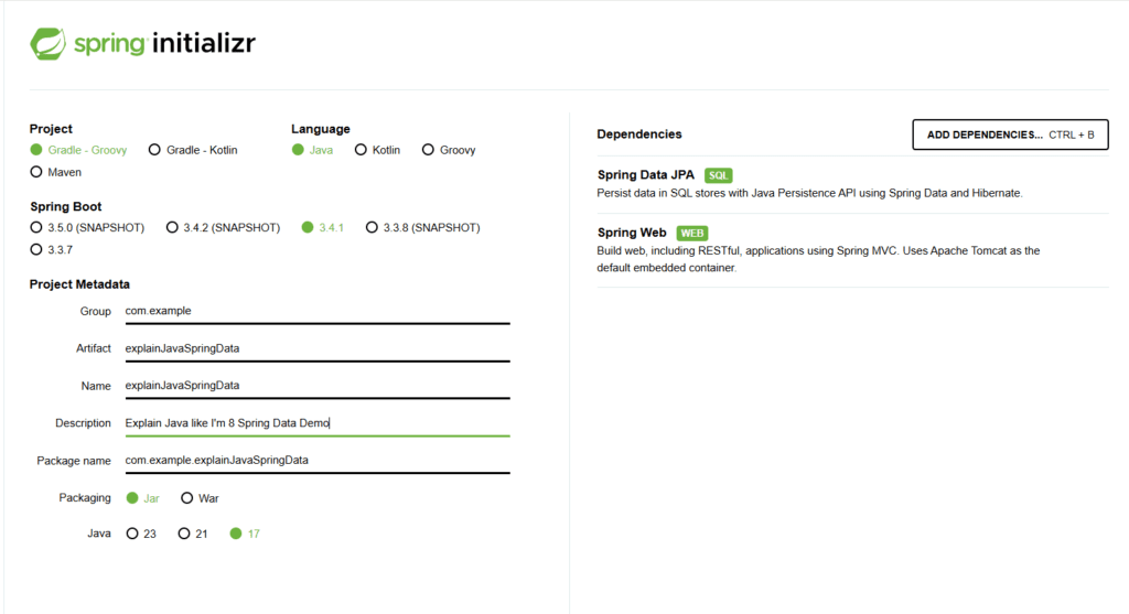 Spring Data Query Creation By Method Names Explain Java Like Im 8